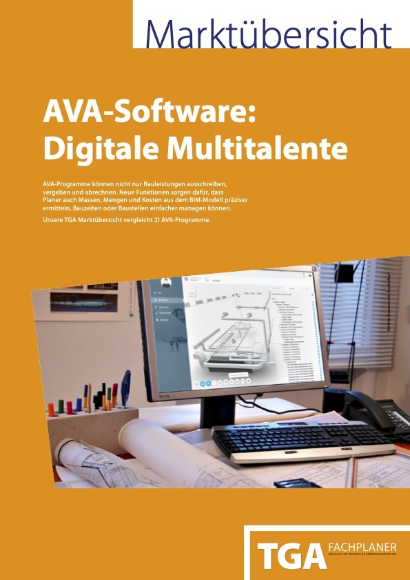 TGA+E-Marktübersicht - AVA-Software: Digitale Multitalente