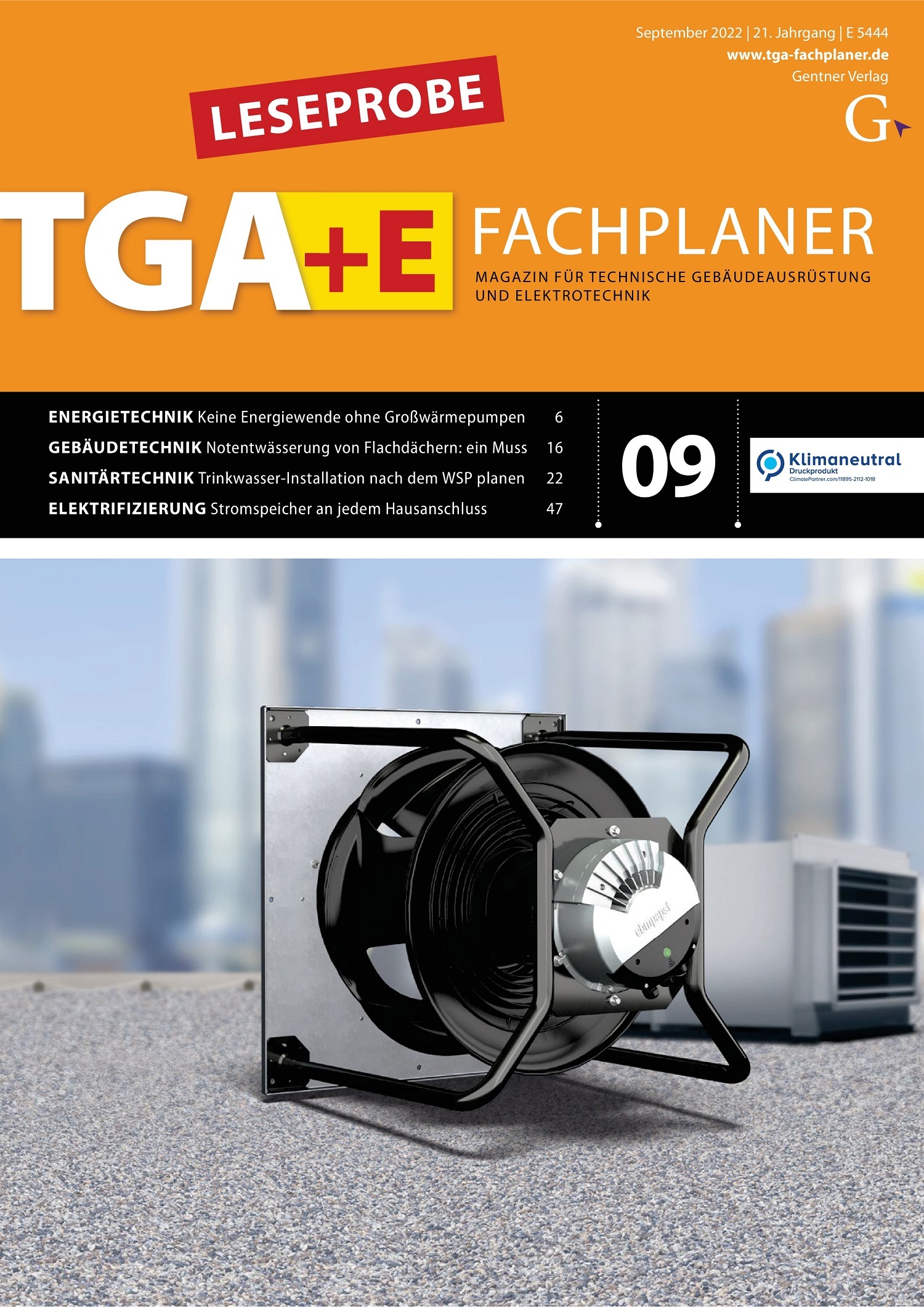 Leseprobe TGA+E-Fachplaner: Jetzt kostenlos zum Download
