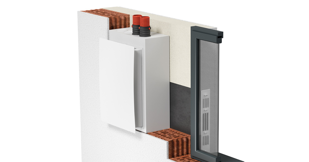 Permanentes Frischluftsystem mit Zweitraumanschluss für kleine ...