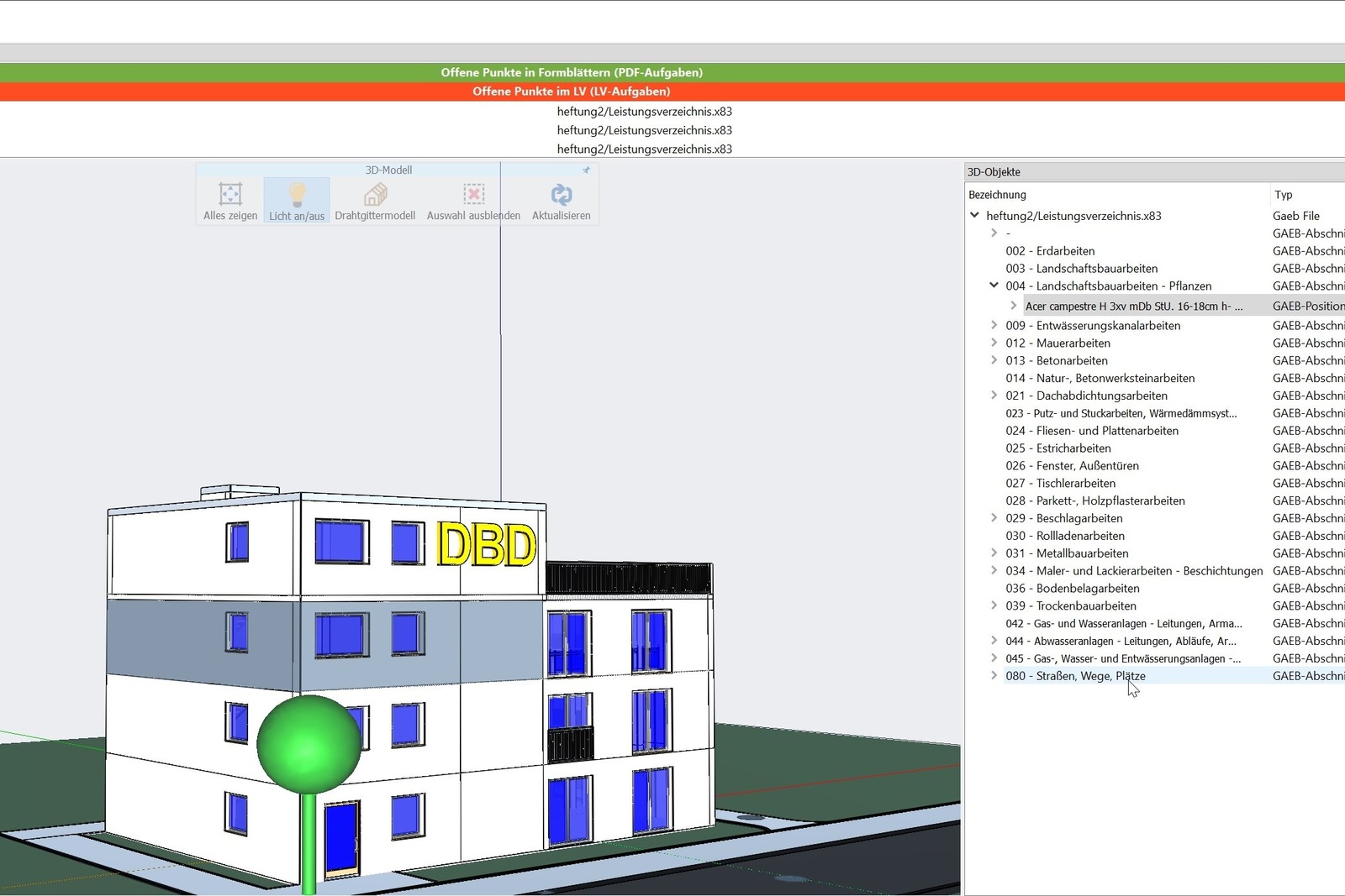 RIB - Lösung für modellbasierte e-Vergabe