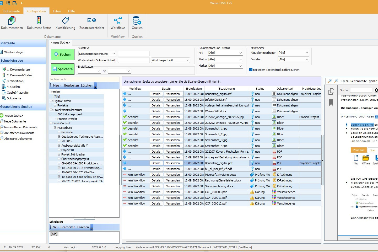 Weise Software - Dokumente digital managen