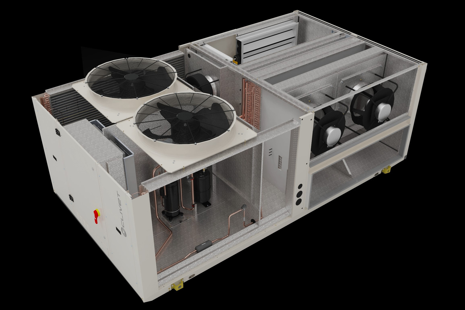 Clivet - Rooftop als Packaged-System