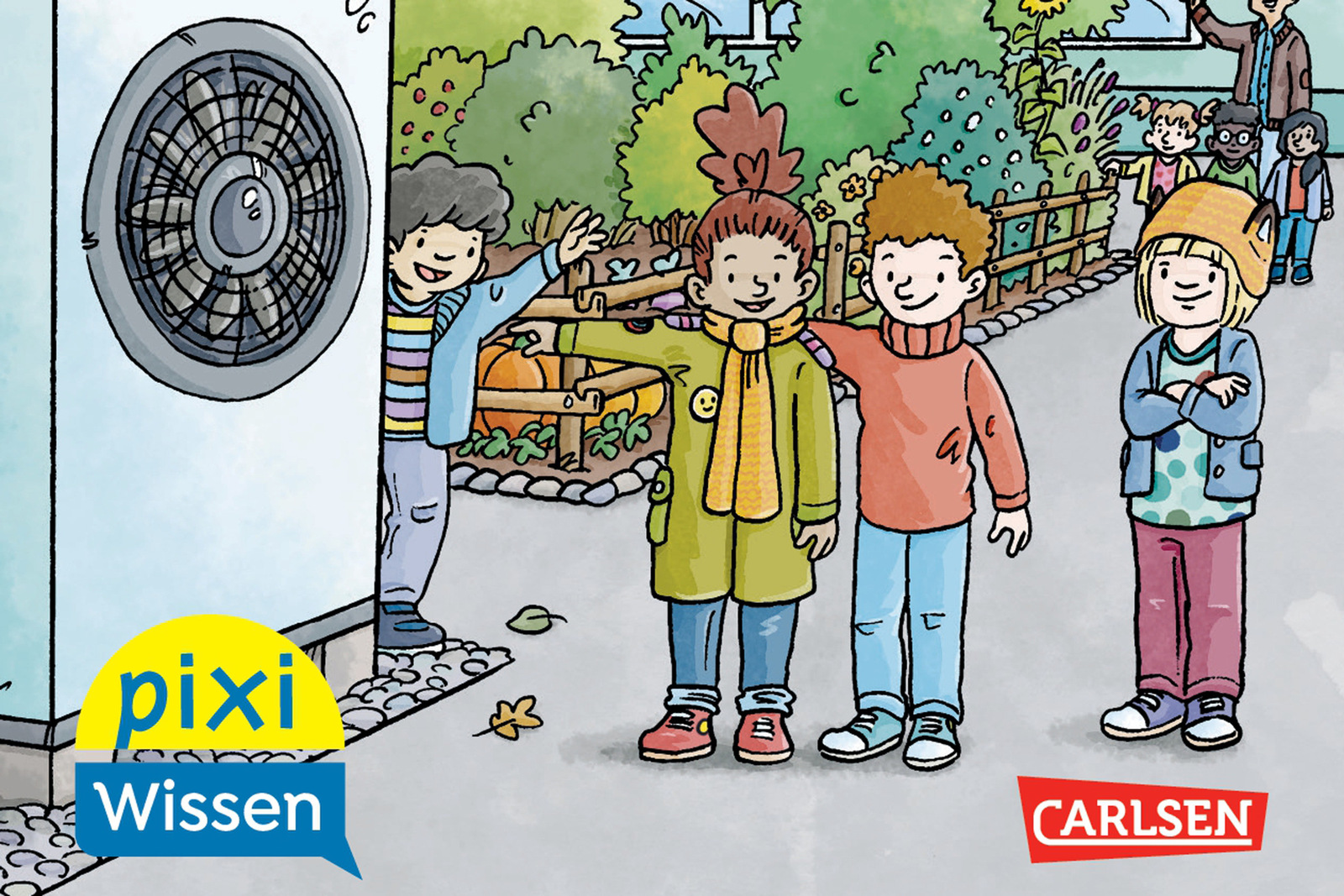 Buchtipp - Pixi Wissen-Buch: „Die En­er­gie­spar­füch­se und die neue Hei­zung“