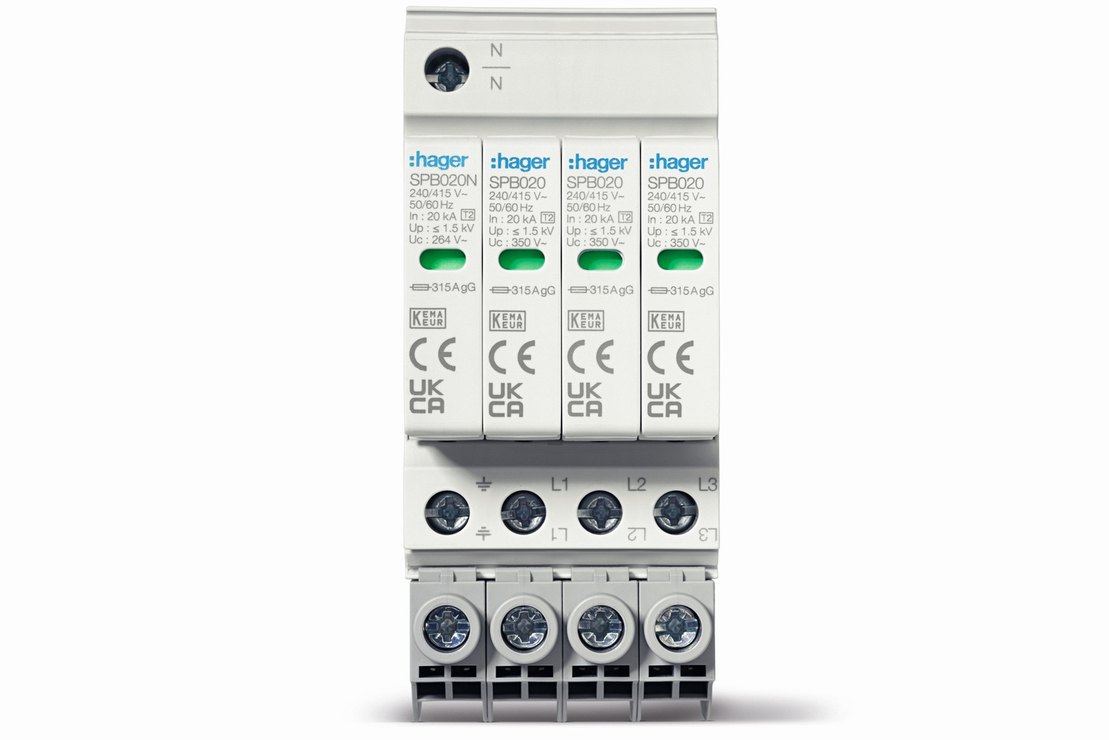 Hager - Überspannungsableiter Typ 2